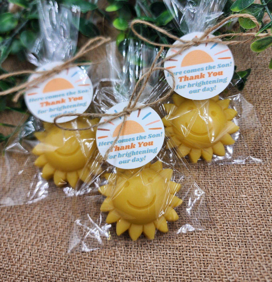 Sun Baby Shower Soap Favors Sunshine Soap Boho Sun Here Comes the Son ...