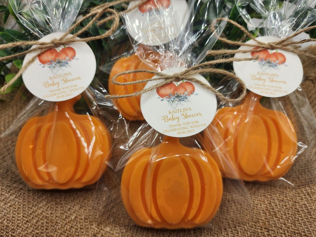 Pumpkin Soap Favors Little Pumpkin Baby Shower Favors Fall Wedding Shower Favors Bridal Shower ...
