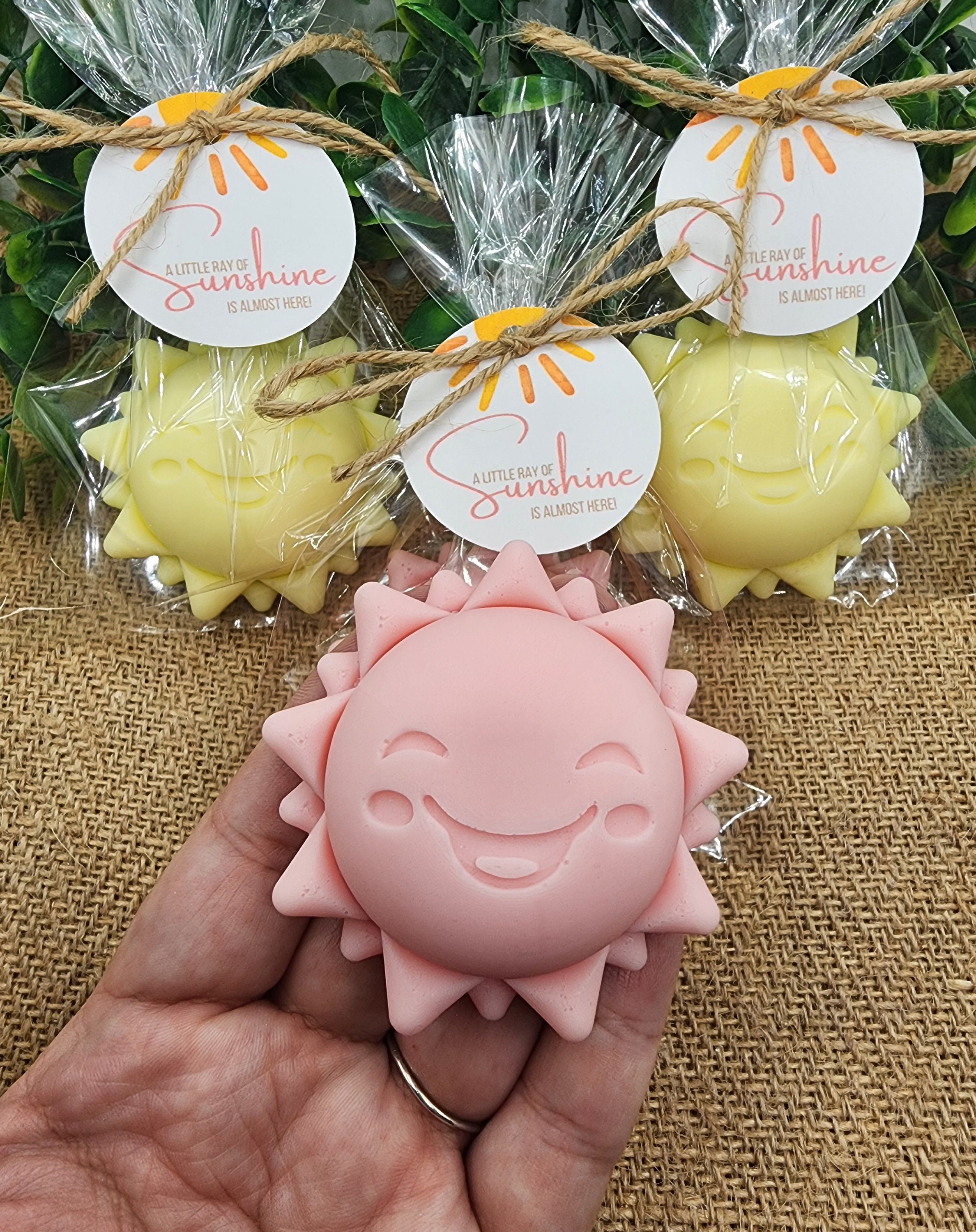 Sun Baby Shower Soap Favors Sunshine Soap Here Comes the Son Soap Baby ...