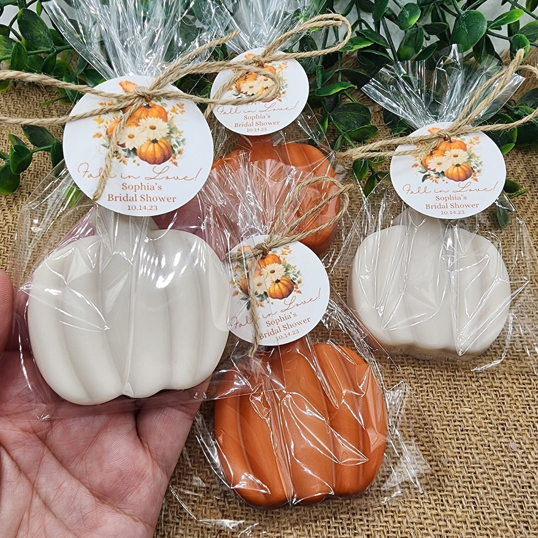 Fall Pumpkin Soap Favors Little Pumpkin Baby Shower Favors Wedding ...