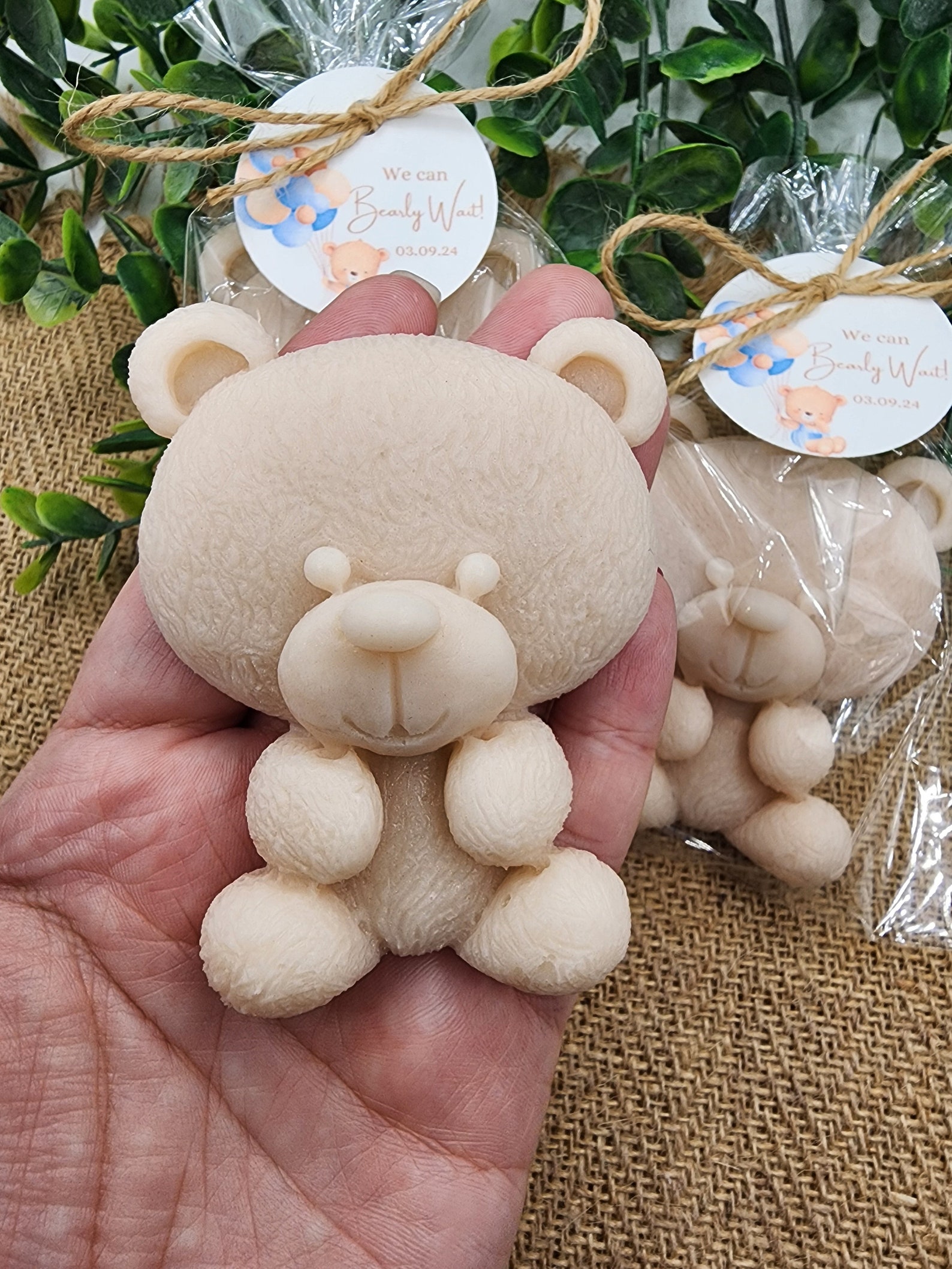 Teddy Bear Soap Favors Baby Shower Favors Thank You Beary Much Gift ...