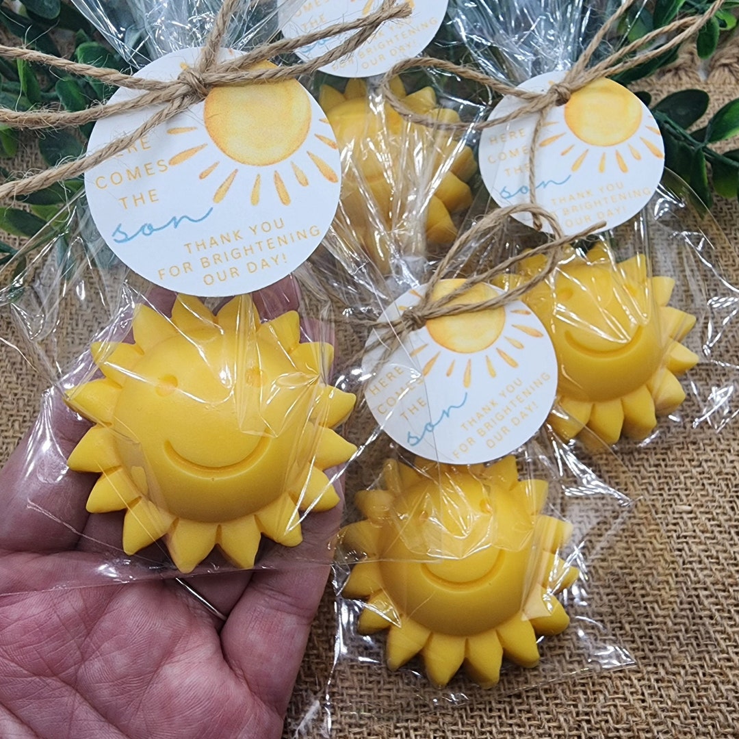 Sun Baby Shower Soap Favors Sunshine Soap Here Comes the Son Soap Baby ...