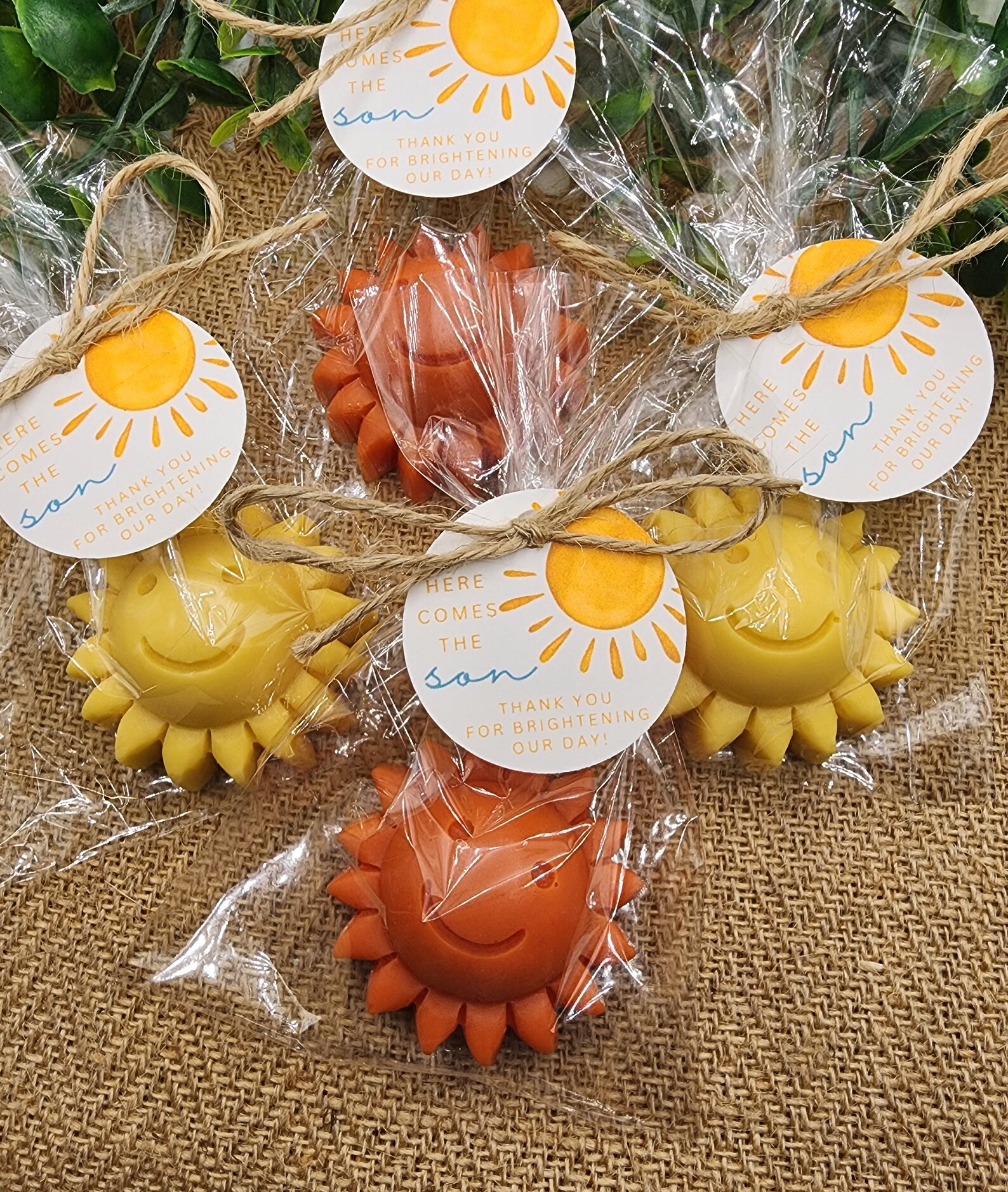 Sun Baby Shower Soap Favors Sunshine Soap Here Comes the Son Soap Baby ...