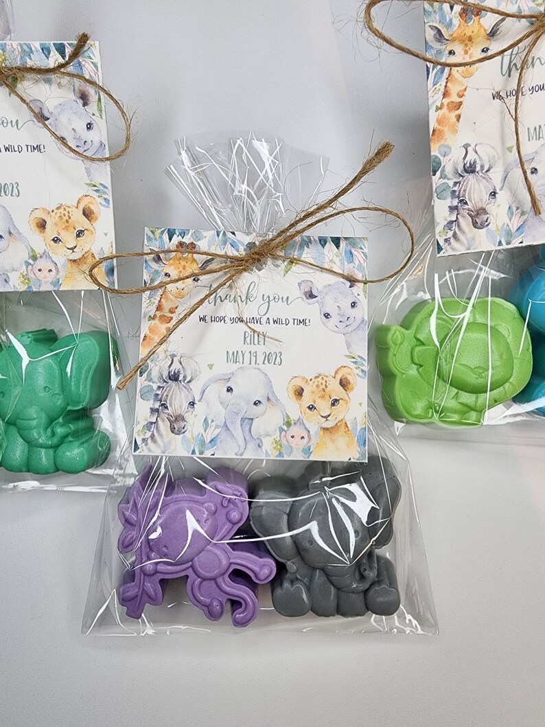 Baby Safari Soaps-baby Jungle Soap-baby Zebra Soap-baby Lion - Etsy