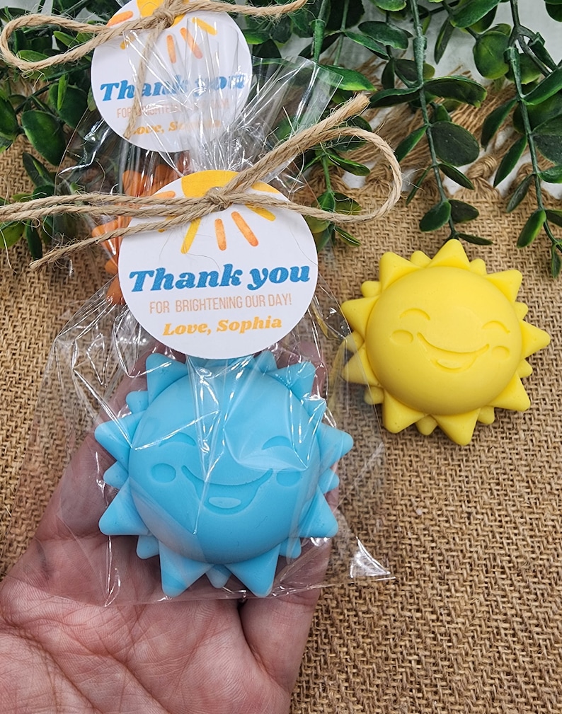 Sun Baby Shower Soap Favors Sunshine Soap Here Comes the Son Soap Baby ...
