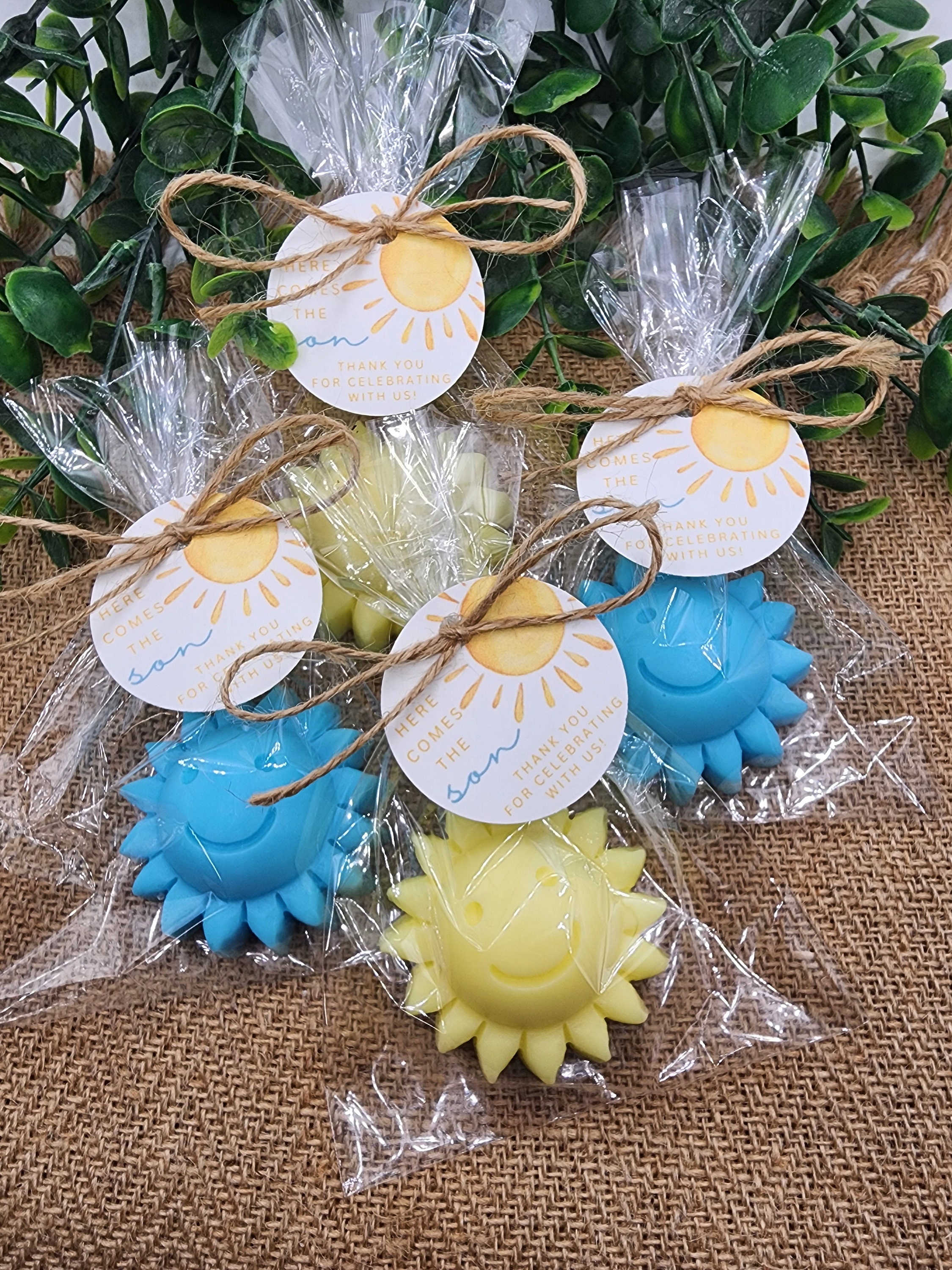 Sun Baby Shower Soap Favors Sunshine Soap Here Comes the Son Soap Baby ...
