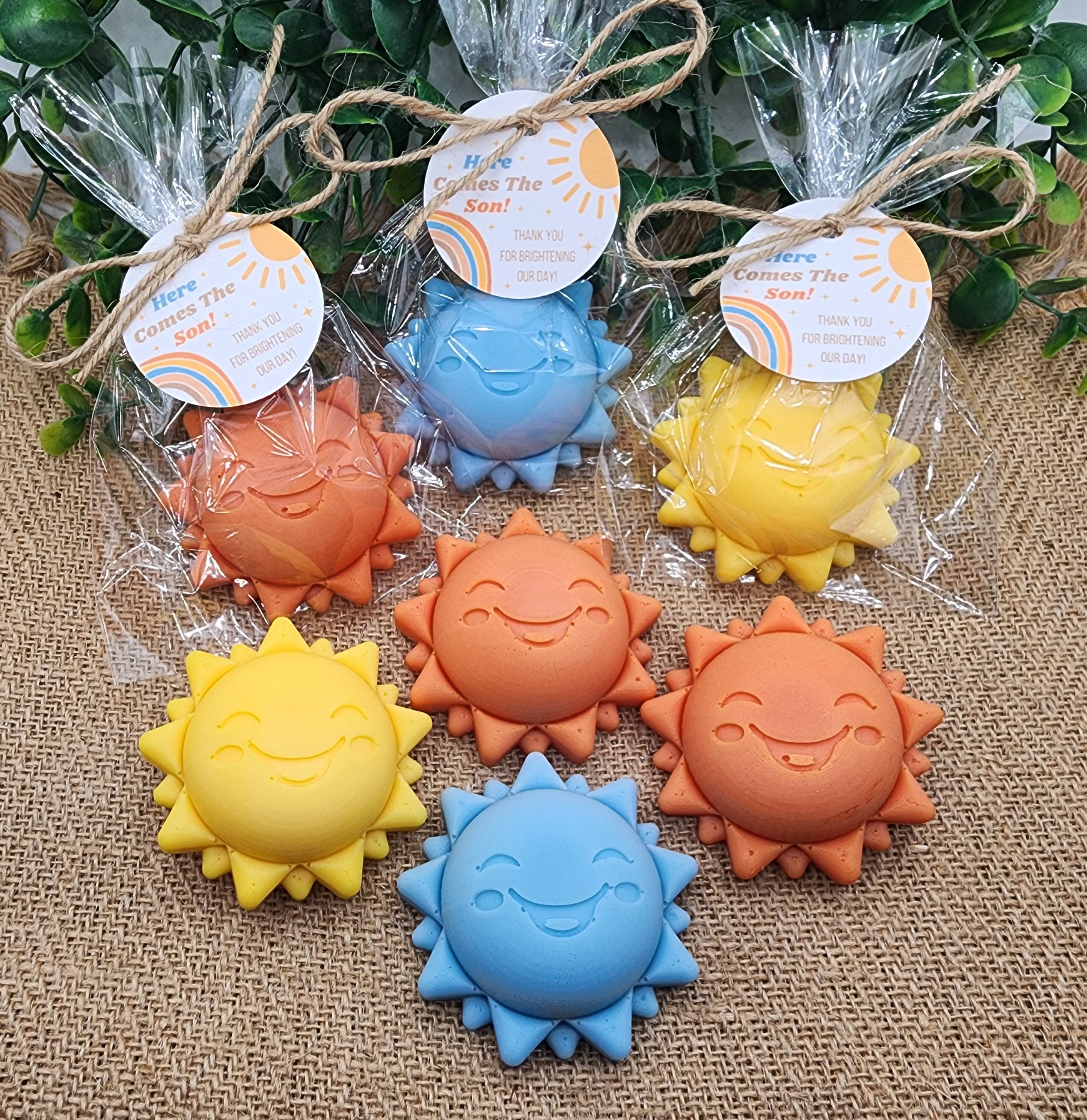 Sun Baby Shower Soap Favors Sunshine Soap Here Comes the Son Soap Baby ...