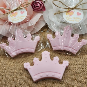 Princess Soap Favors Tiara Crown Baby Shower Favors Party Decorations ...