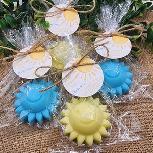 Sun Baby Shower Soap Favors Sunshine Soap Here Comes the Son Soap Baby ...