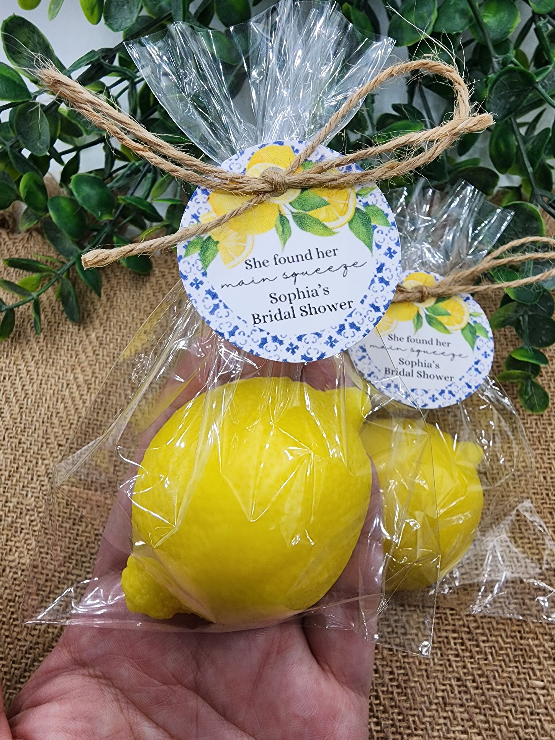 Large Lemon Soap Favors Citrus Baby Shower Soap Favors Main Squeeze ...
