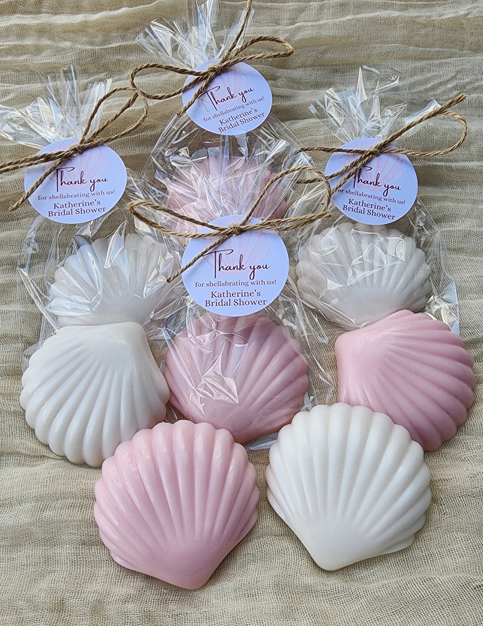 Shiny Sea Shell Soap Favors Baby Shower Under the Sea Bridal Shower ...