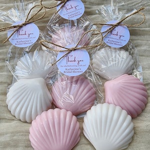 Shiny Sea Shell Soap Favors Baby Shower Under the Sea Bridal Shower ...