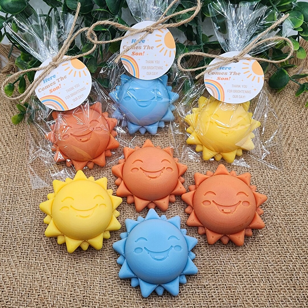 Sun Baby Shower Soap Favors Sunshine Soap Here Comes the Son Soap Baby ...