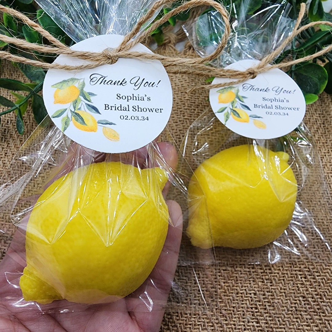 Large Lemon Soap Favors Citrus Baby Shower Soap Favors Main Squeeze ...