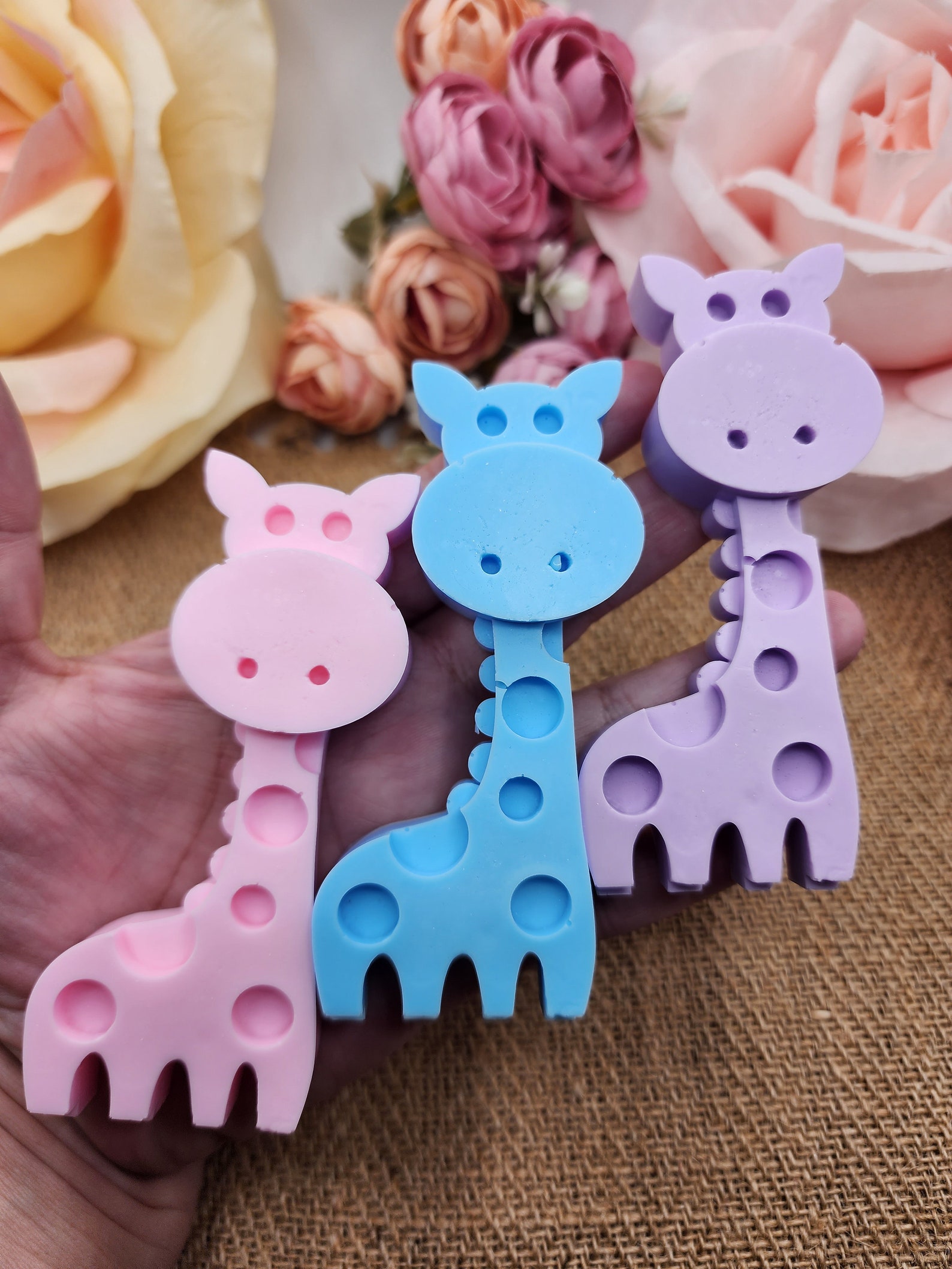 Giraffe Soap Favors Safari Animal Soap Girrafe Baby Shower Soap Favors ...