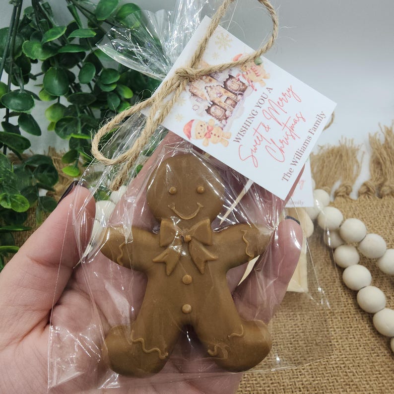 Christmas Soap Favors Gingerbread Stocking Stuffers Thank You Gift ...