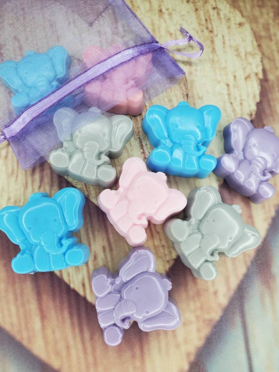 30 Baby Elephant Hand Soaps,baby Shower Soap Favors, Party Favors ...
