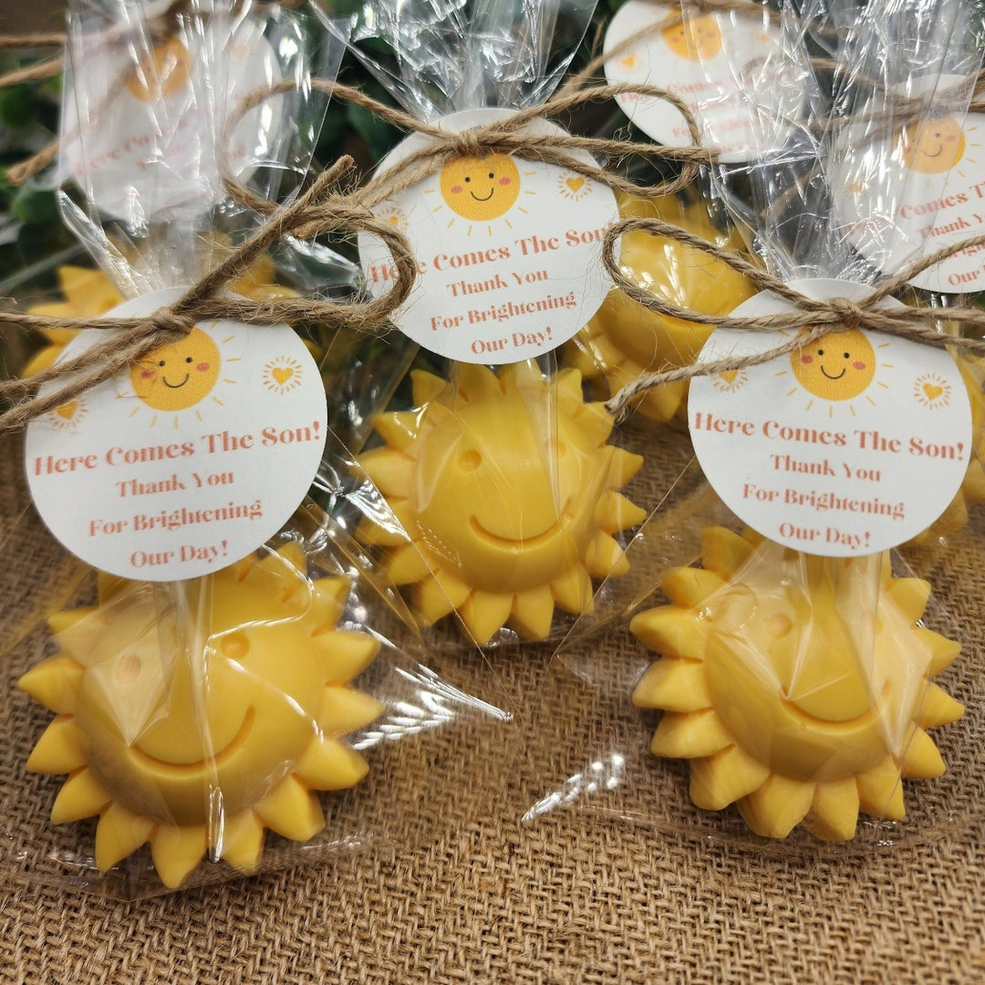 Sun Baby Shower Soap Favors Sunshine Soap Here Comes the Son Soap Baby ...