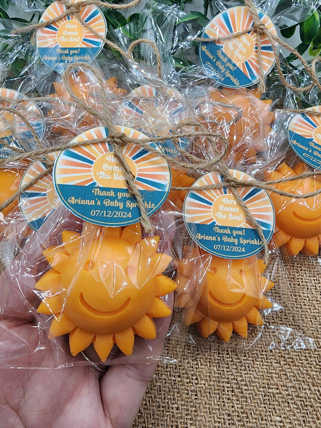 Sun Baby Shower Soap Favors Sunshine Soap Here Comes the Son Soap Baby ...