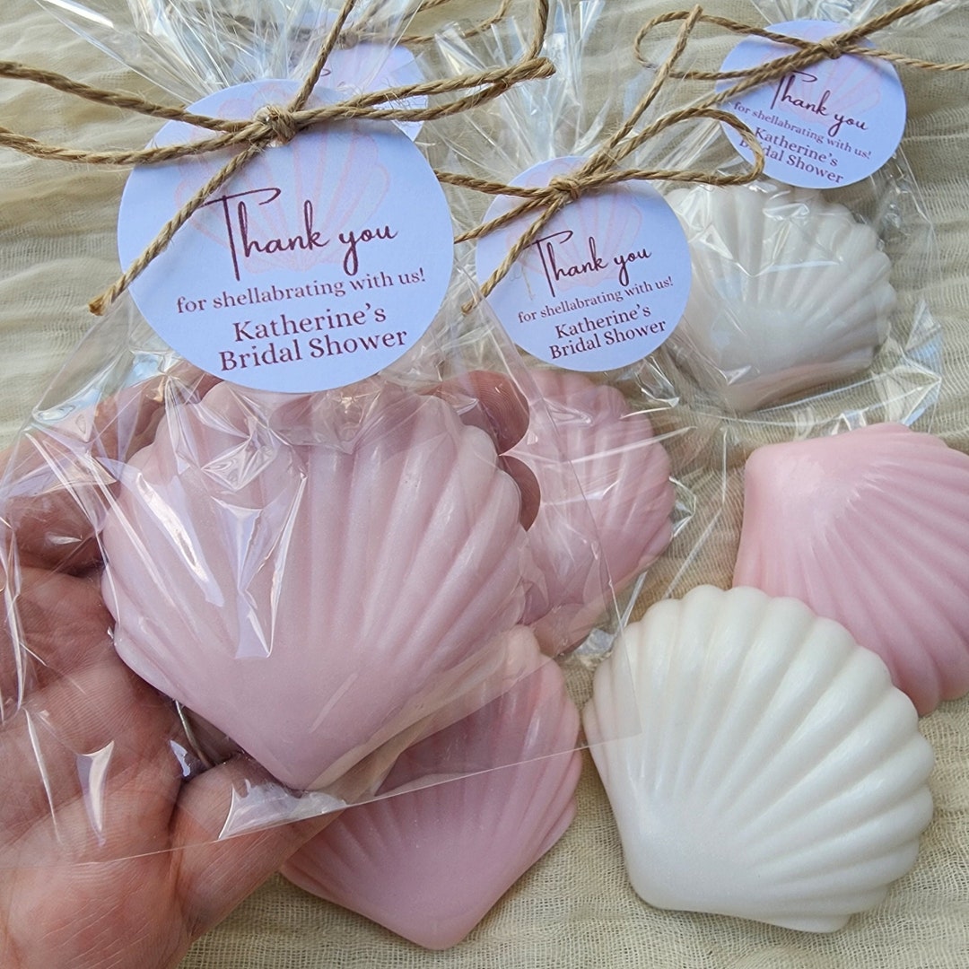 Shiny Sea Shell Soap Favors Baby Shower Under the Sea Bridal Shower ...