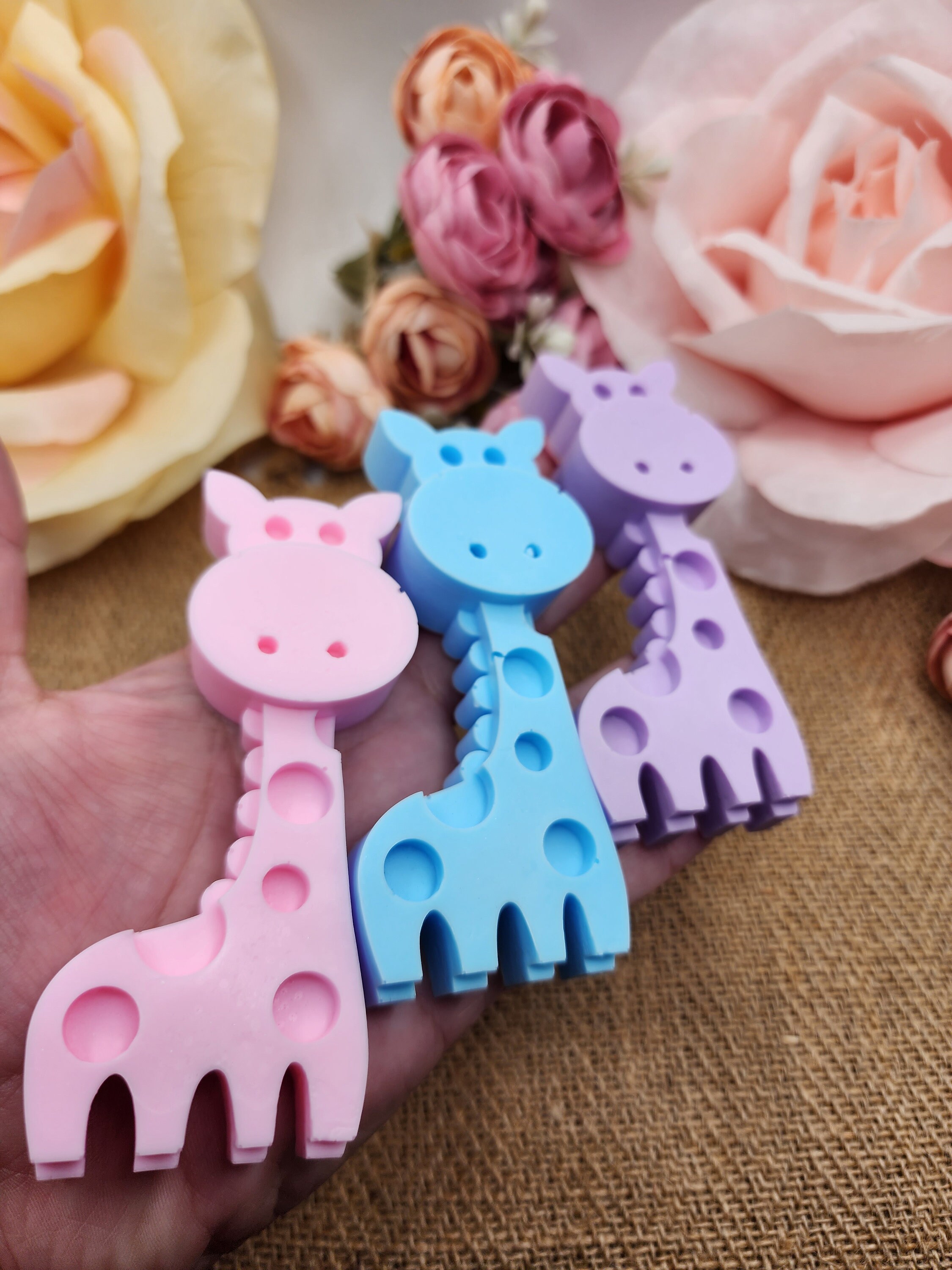 Giraffe Soap Favors Safari Animal Soap Girrafe Baby Shower Soap Favors ...