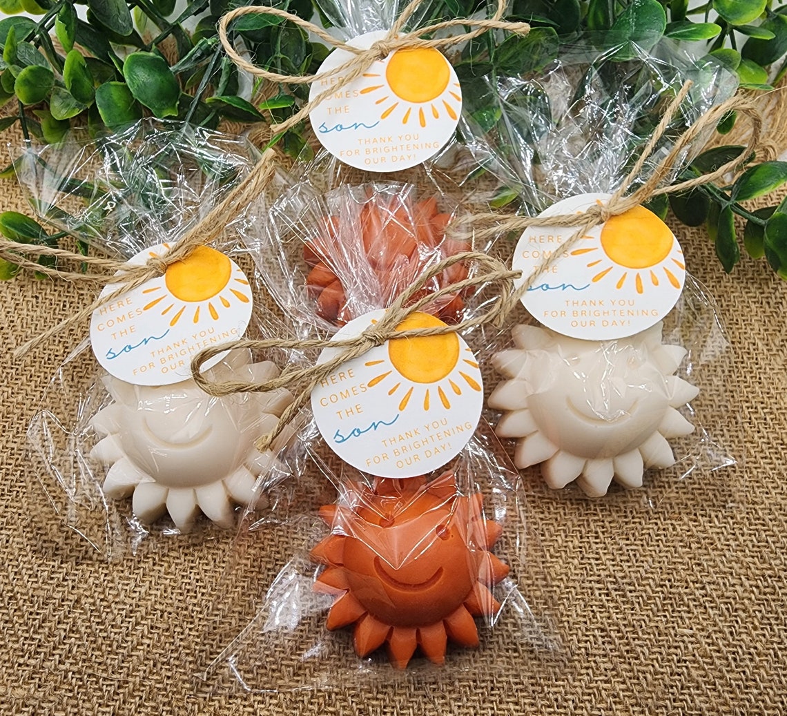 Sun Baby Shower Soap Favors Sunshine Soap Here Comes the Son Soap Baby ...
