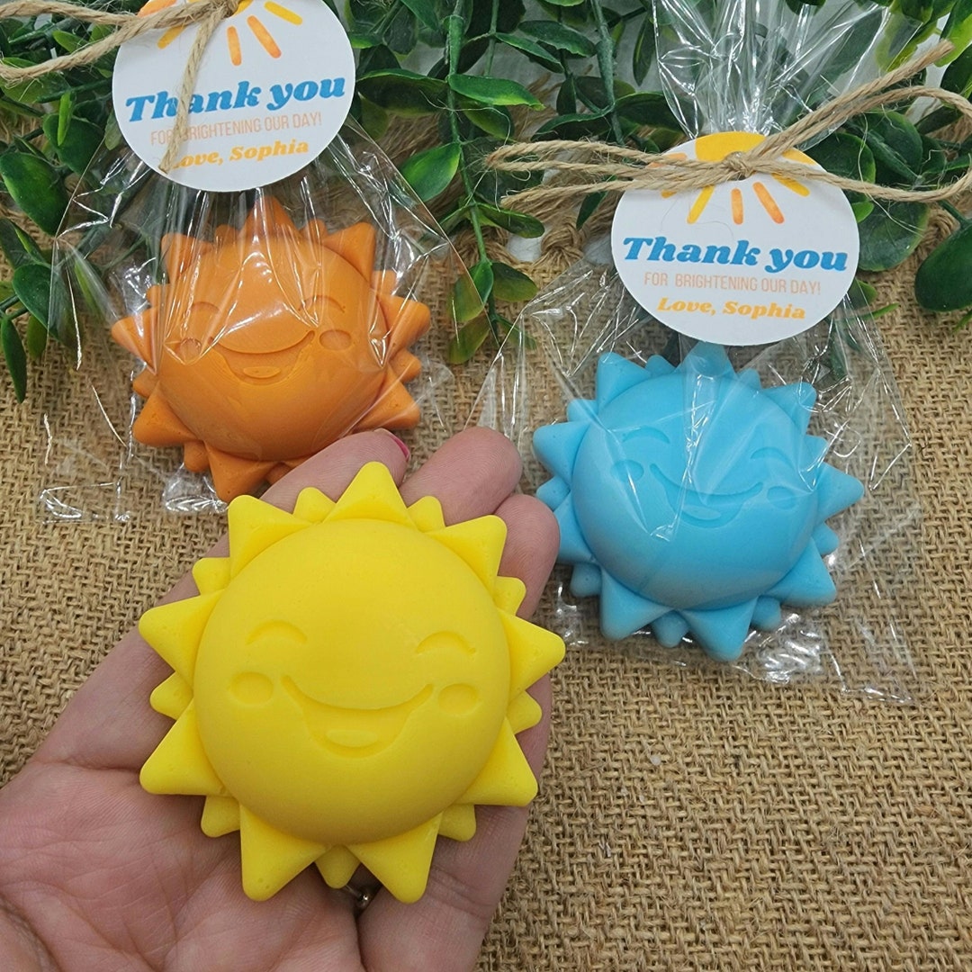 Sun Baby Shower Soap Favors Sunshine Soap Here Comes the Son Soap Baby ...