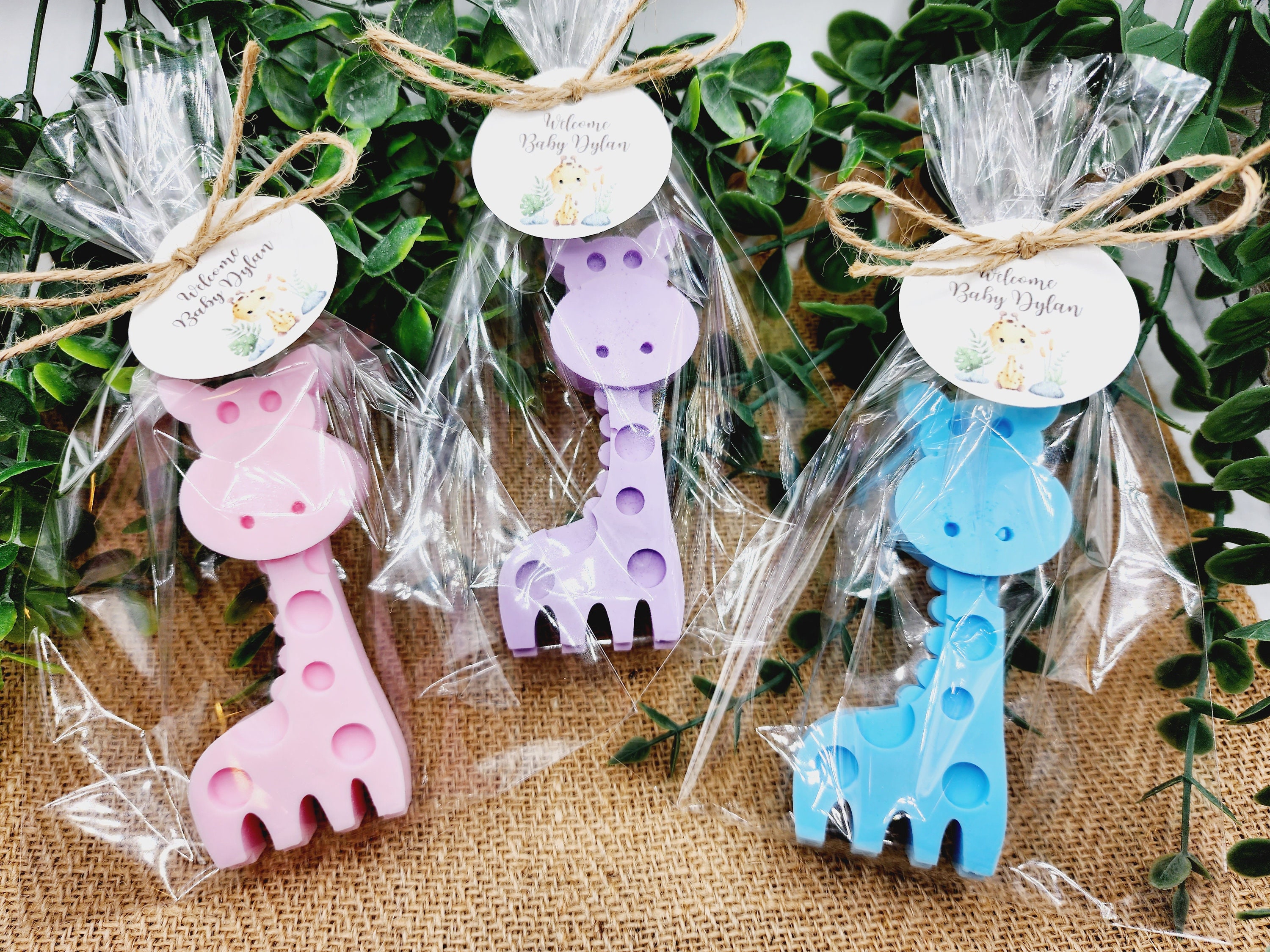 Giraffe Soap Favors Safari Animal Soap Girrafe Baby Shower Soap Favors ...