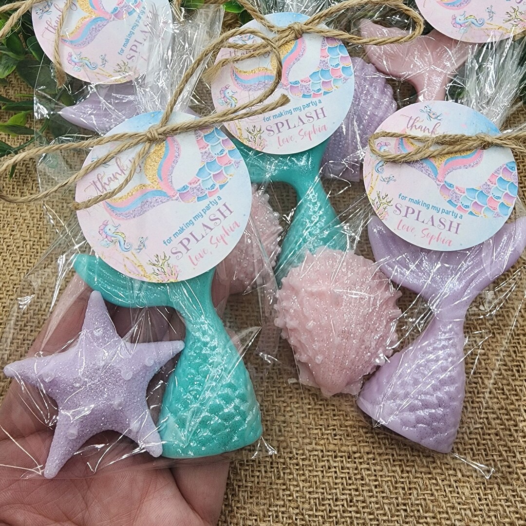 Under the Sea Mermaid Tail Soap Mermaid Party Favor Mermaid Tails Beach ...