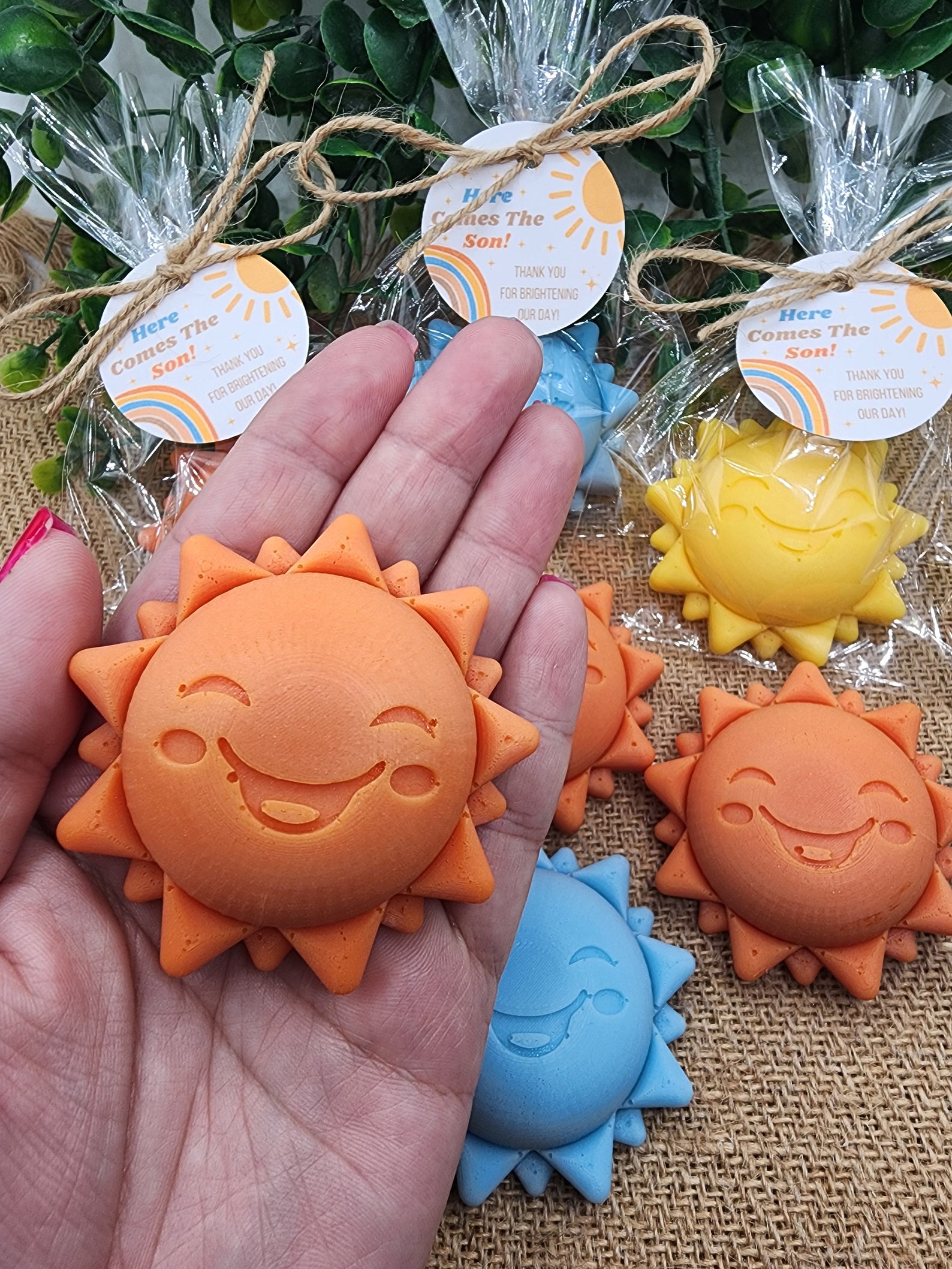 Sun Baby Shower Soap Favors Sunshine Soap Here Comes the Son Soap Baby ...