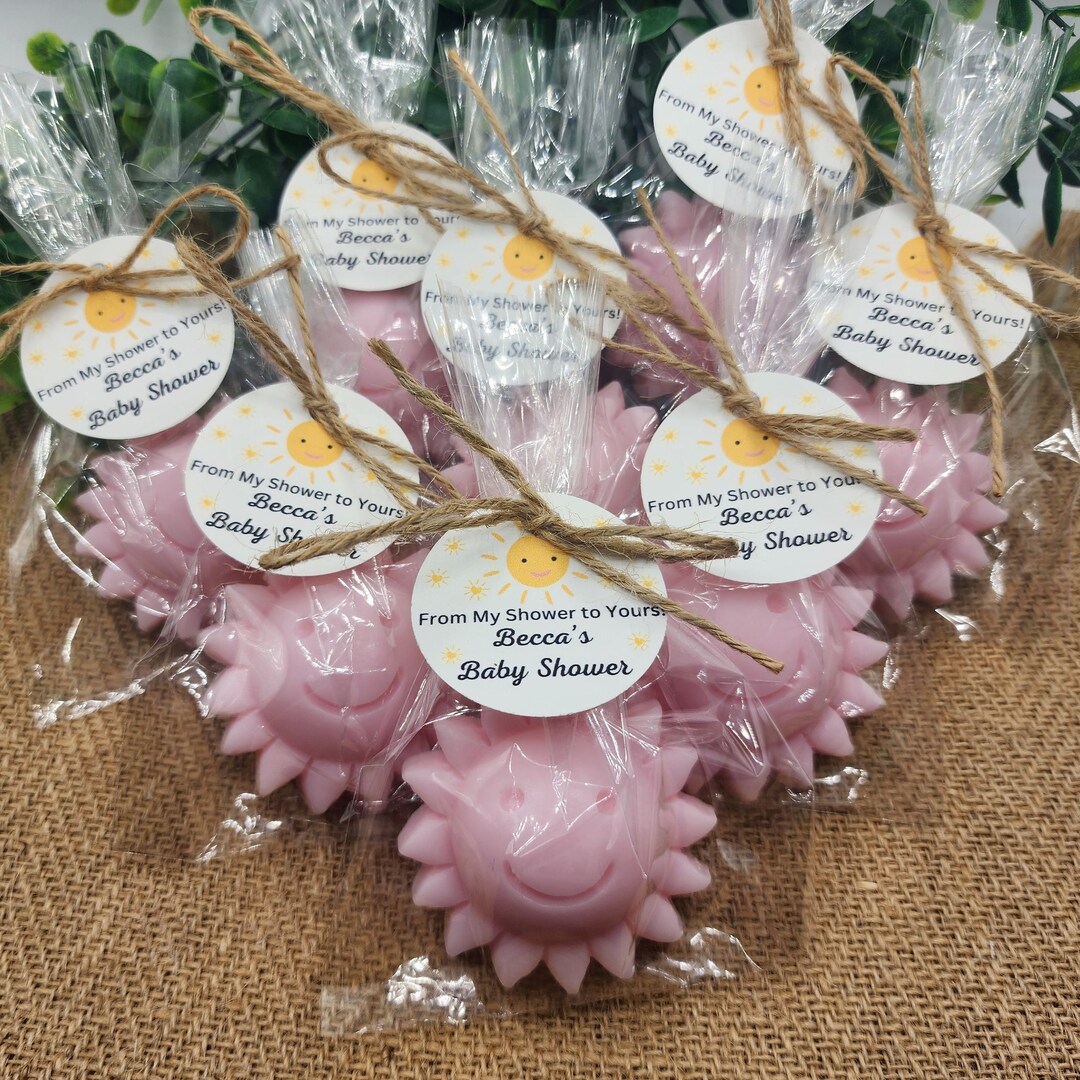 Sun Baby Shower Soap Favors Sunshine Soap Here Comes the Son Soap Baby ...