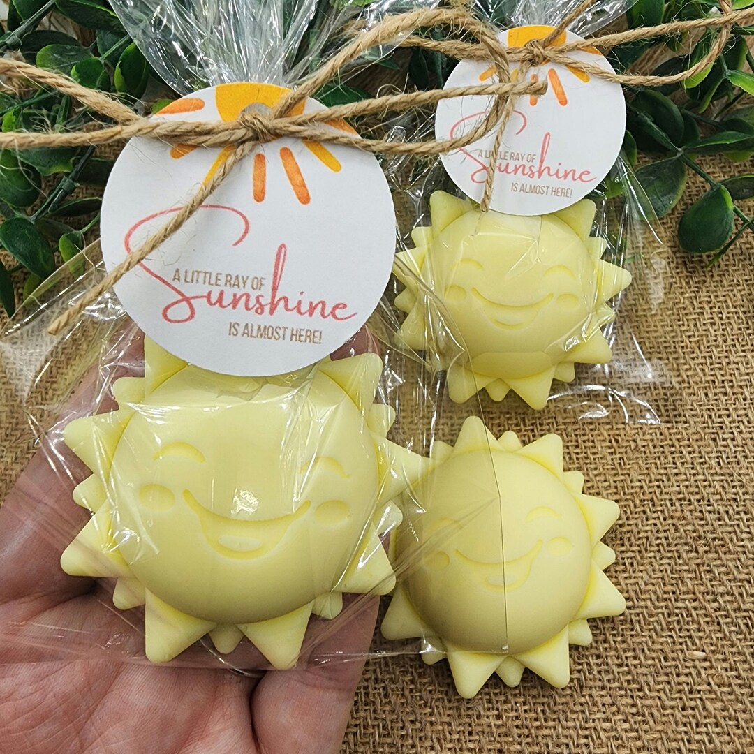 Sun Baby Shower Soap Favors Sunshine Soap Here Comes the Son Soap Baby ...