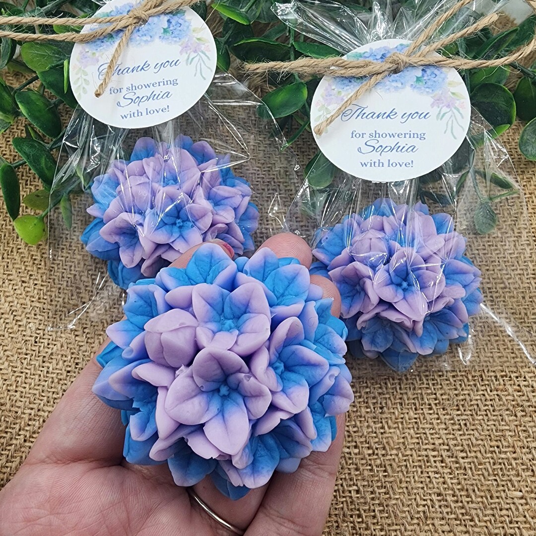 Hydrangea Soap Favors Baby Shower Gift Bridal Shower Favors Bridal Brunch Mother's Day Gift ...