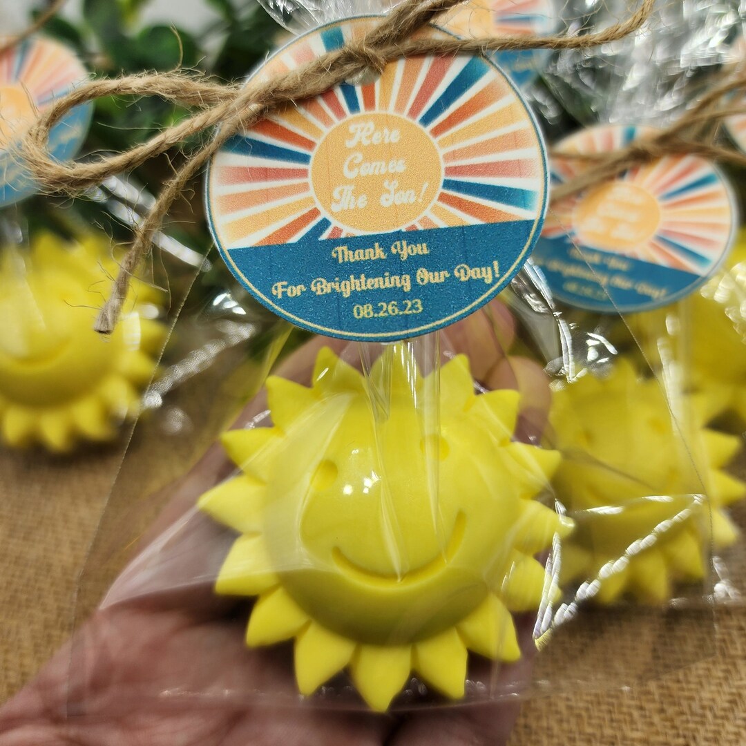 Sun Baby Shower Soap Favors Sunshine Soap Here Comes the Son Soap Baby ...