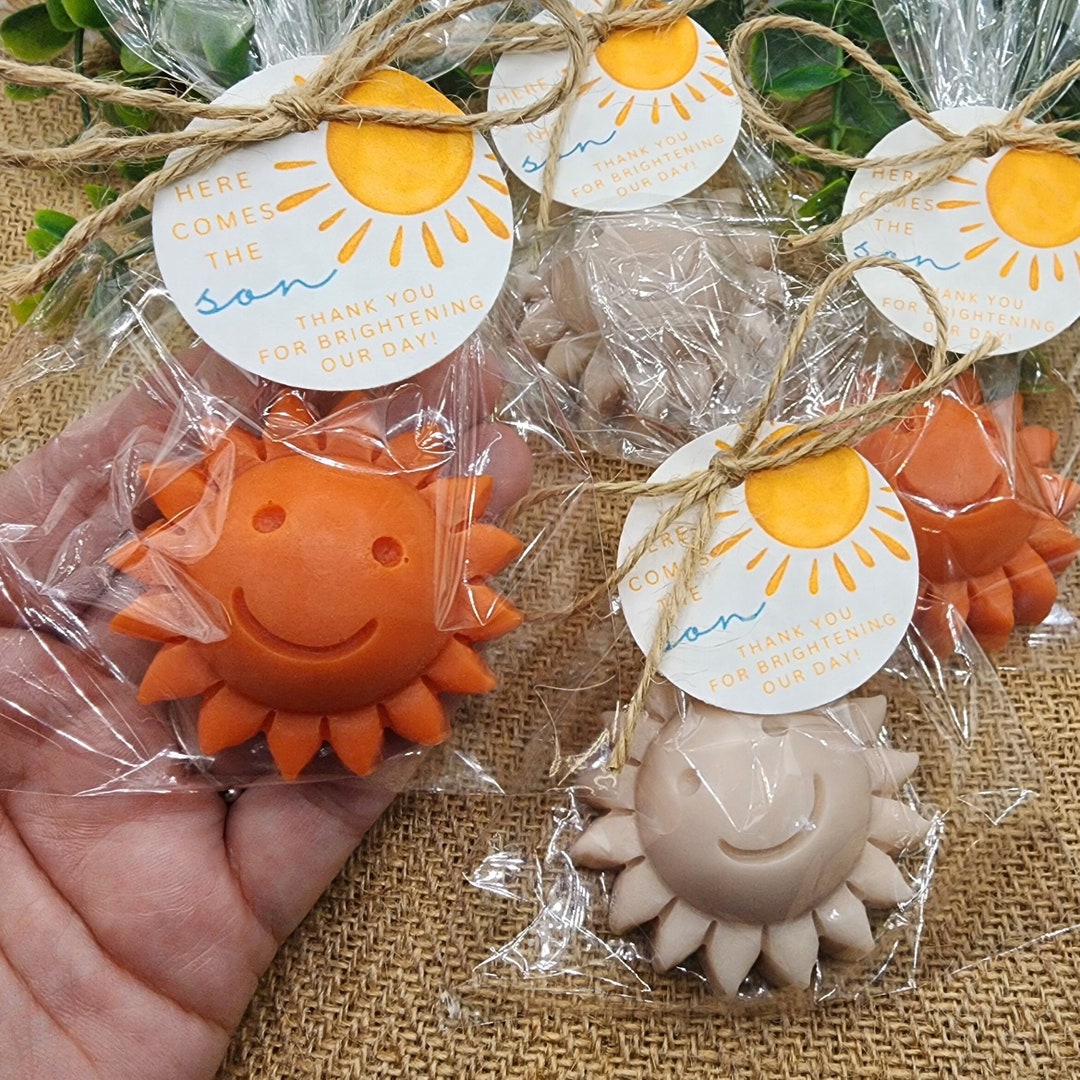 Sun Baby Shower Soap Favors Sunshine Soap Here Comes the Son Soap Baby ...