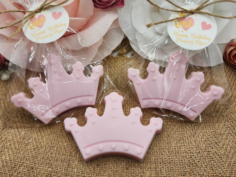 Princess Soap Favors Tiara Crown Baby Shower Favors Party Decorations ...