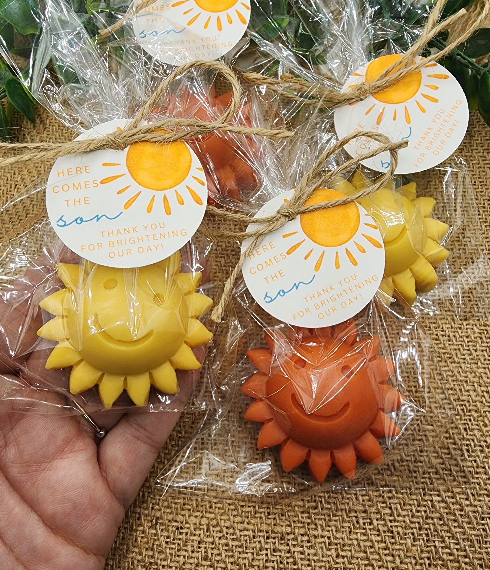 Sun Baby Shower Soap Favors Sunshine Soap Here Comes the Son Soap Baby ...