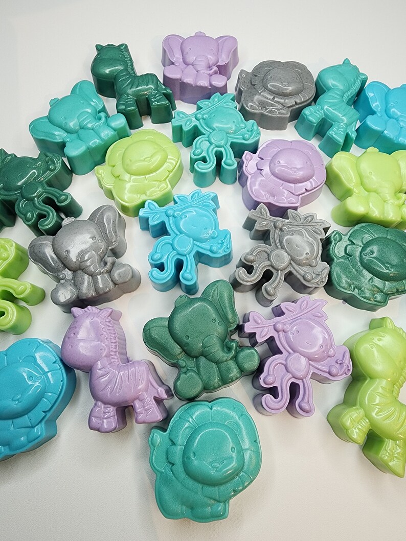 Baby Safari Soaps-baby Jungle Soap-baby Zebra Soap-baby Lion - Etsy