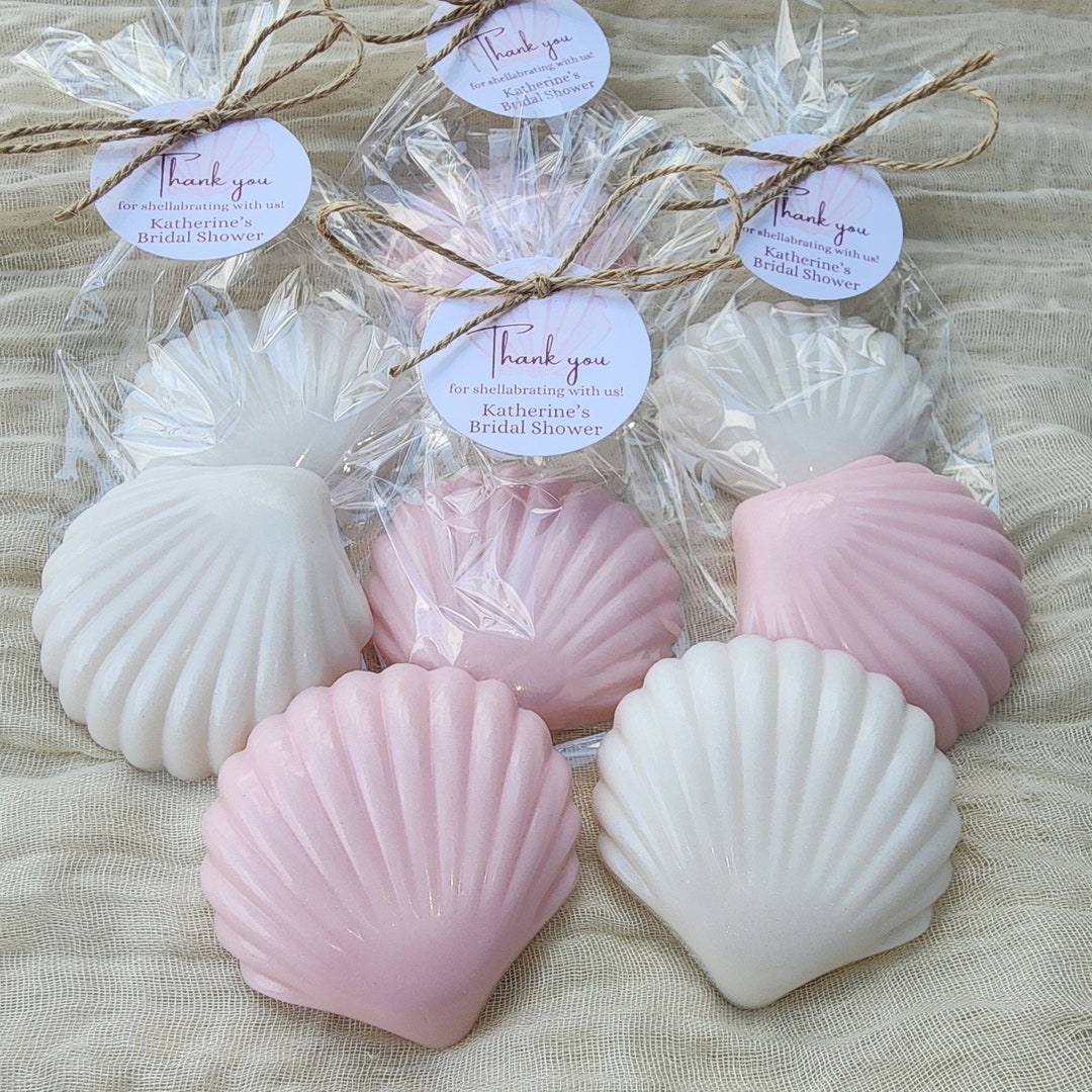 Shiny Sea Shell Soap Favors Baby Shower Under the Sea Bridal Shower ...