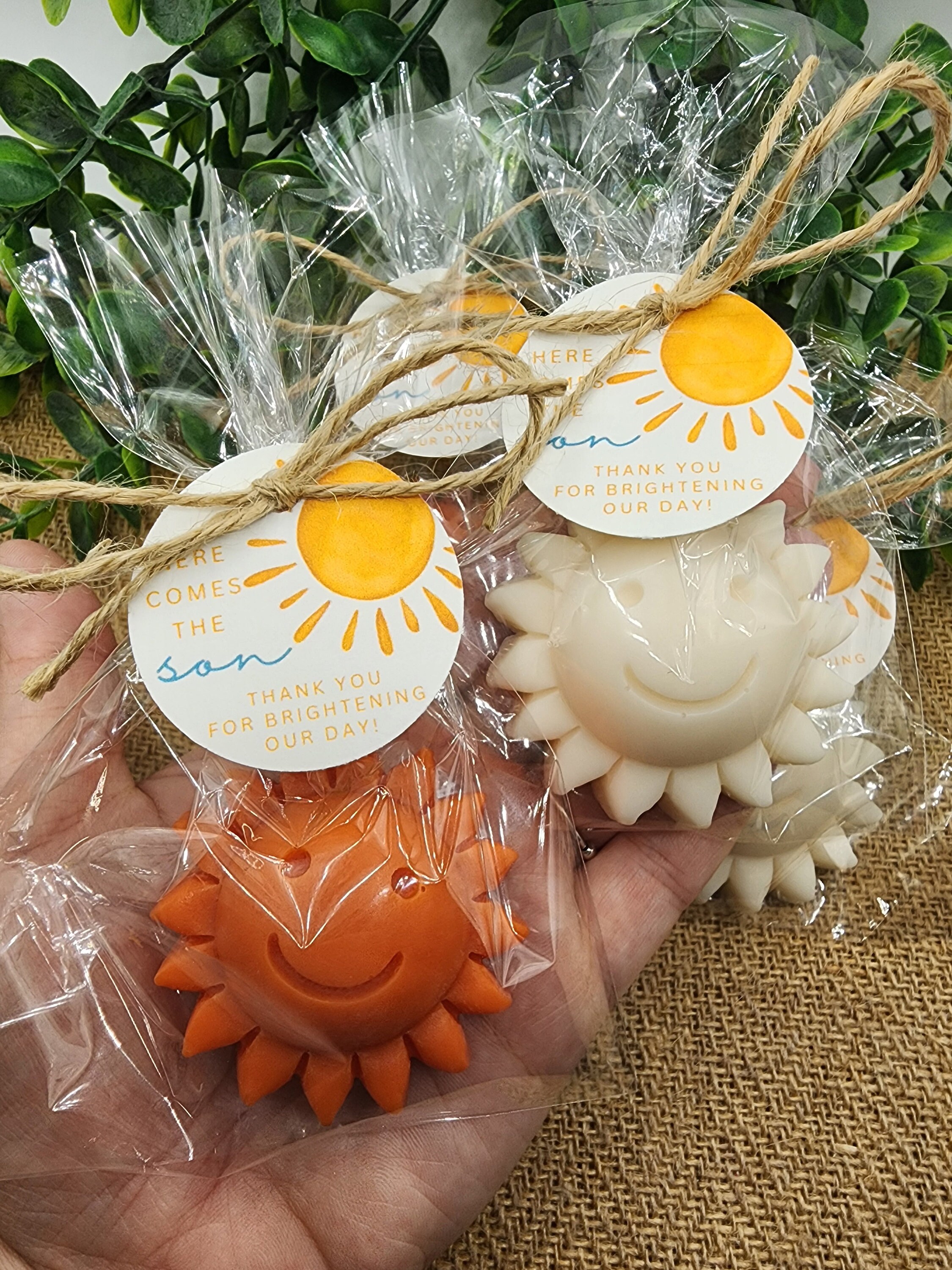 Sun Baby Shower Soap Favors Sunshine Soap Here Comes the Son Soap Baby ...