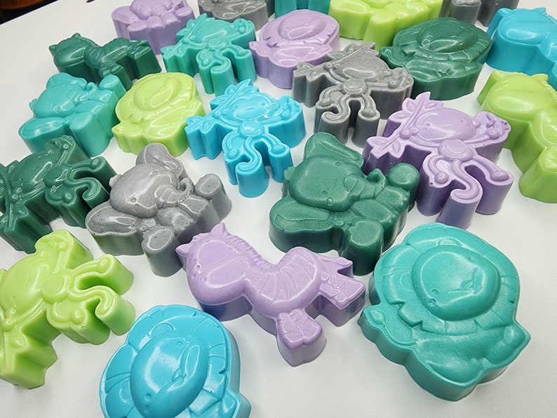 Baby Safari Soaps-baby Jungle Soap-baby Zebra Soap-baby Lion - Etsy