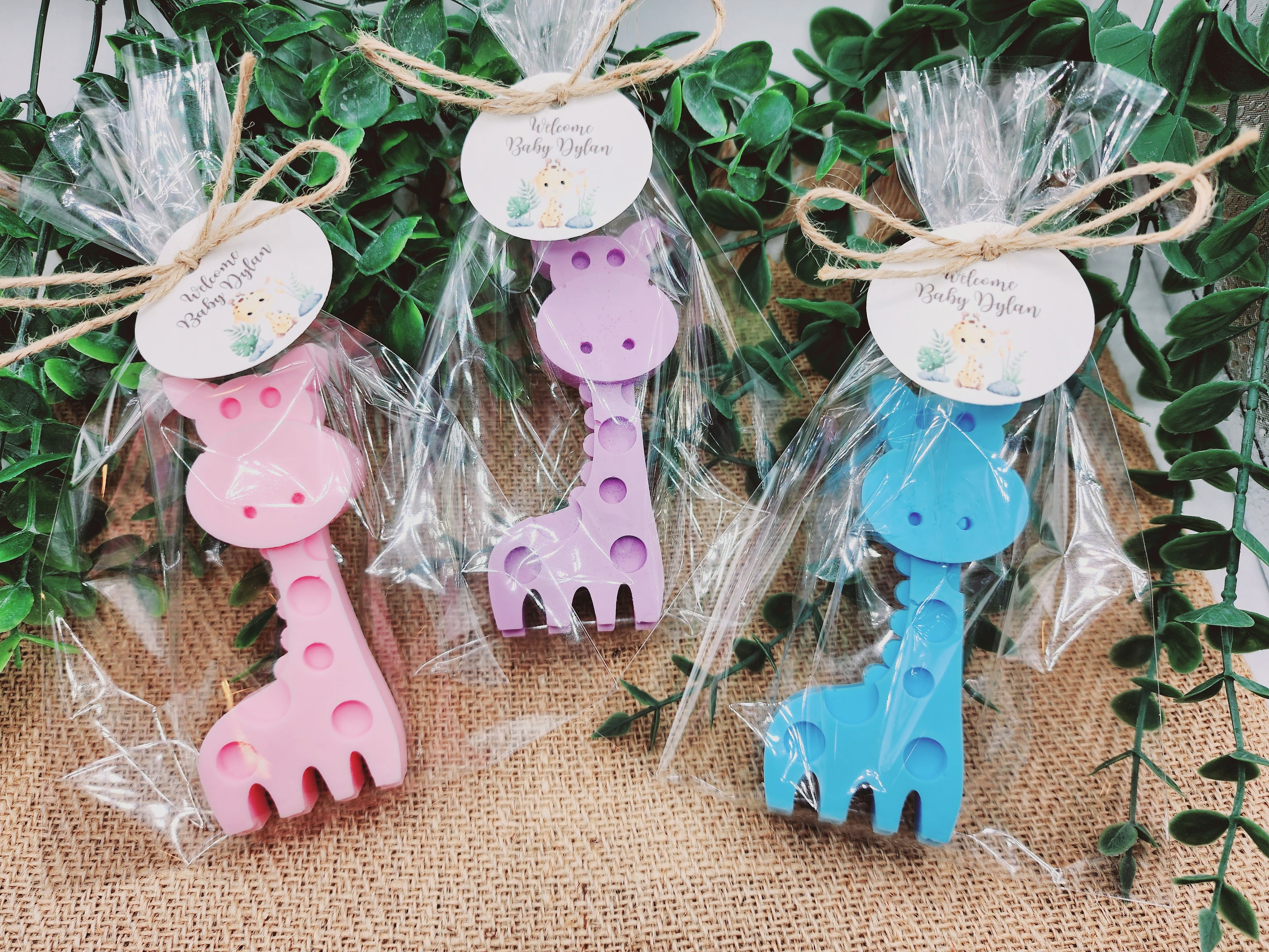 Giraffe Soap Favors Safari Animal Soap Girrafe Baby Shower Soap Favors ...
