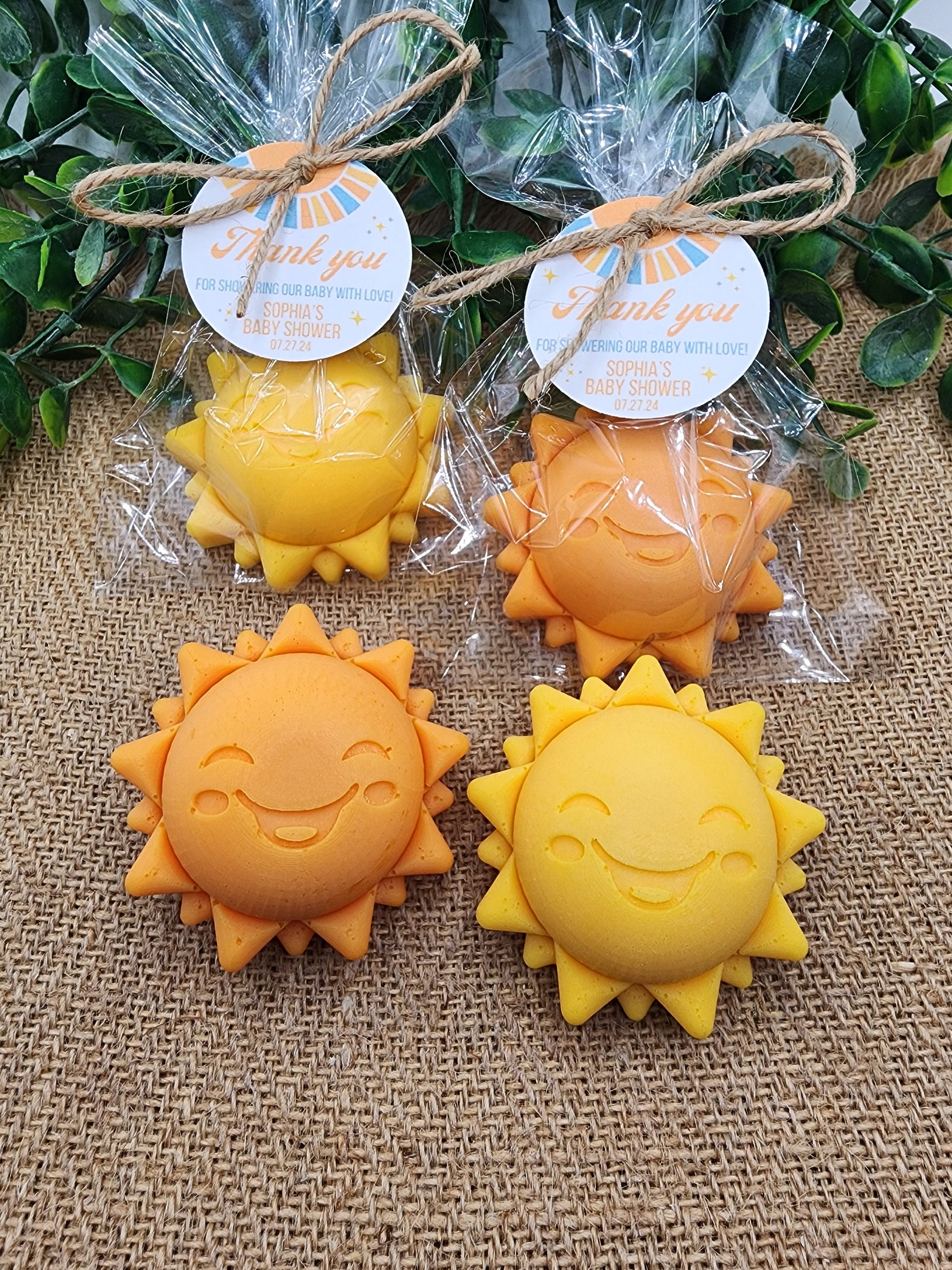 Sun Baby Shower Soap Favors Sunshine Soap Here Comes the Son Soap Baby ...