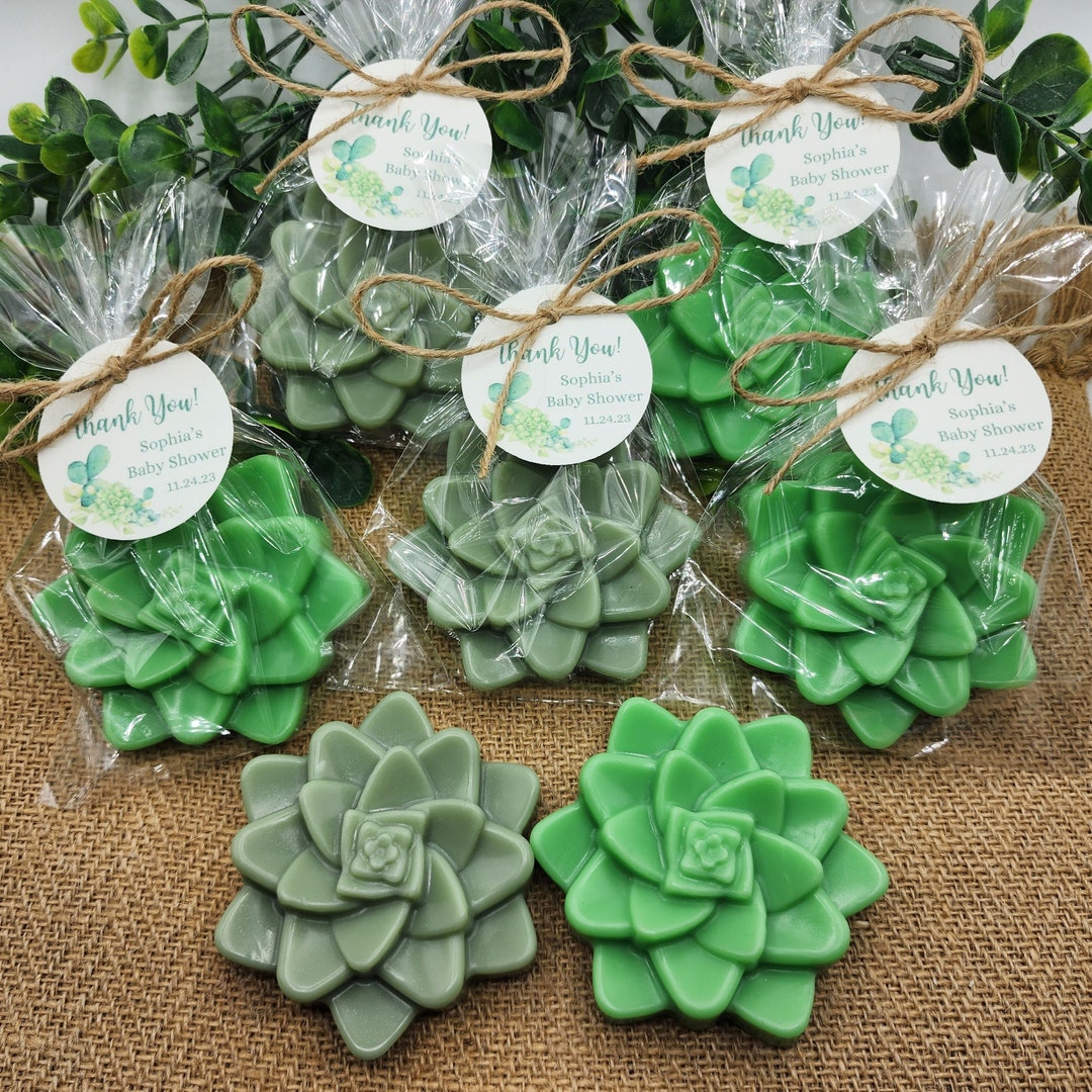 Succulent Soap Favors Baby Shower Favors Bridal Shower Favors Cactus ...