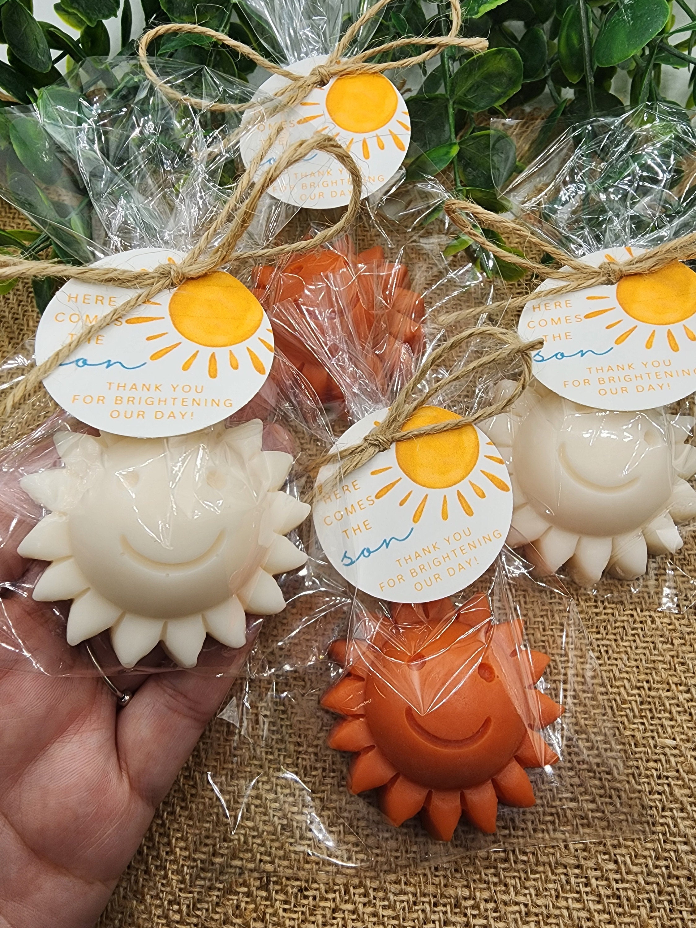 Sun Baby Shower Soap Favors Sunshine Soap Here Comes the Son Soap Baby ...