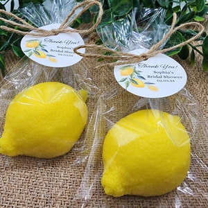 Large Lemon Soap Favors Citrus Baby Shower Soap Favors Main Squeeze ...