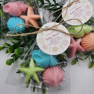 Sea Shell Soaps Party Favors Baby Shower Favors Wedding Favors Bridal ...