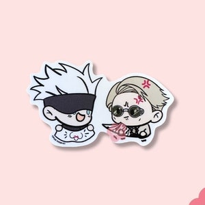 JJK Kawaii Chibi Anime Waterproof Vinyl Sticker - Etsy