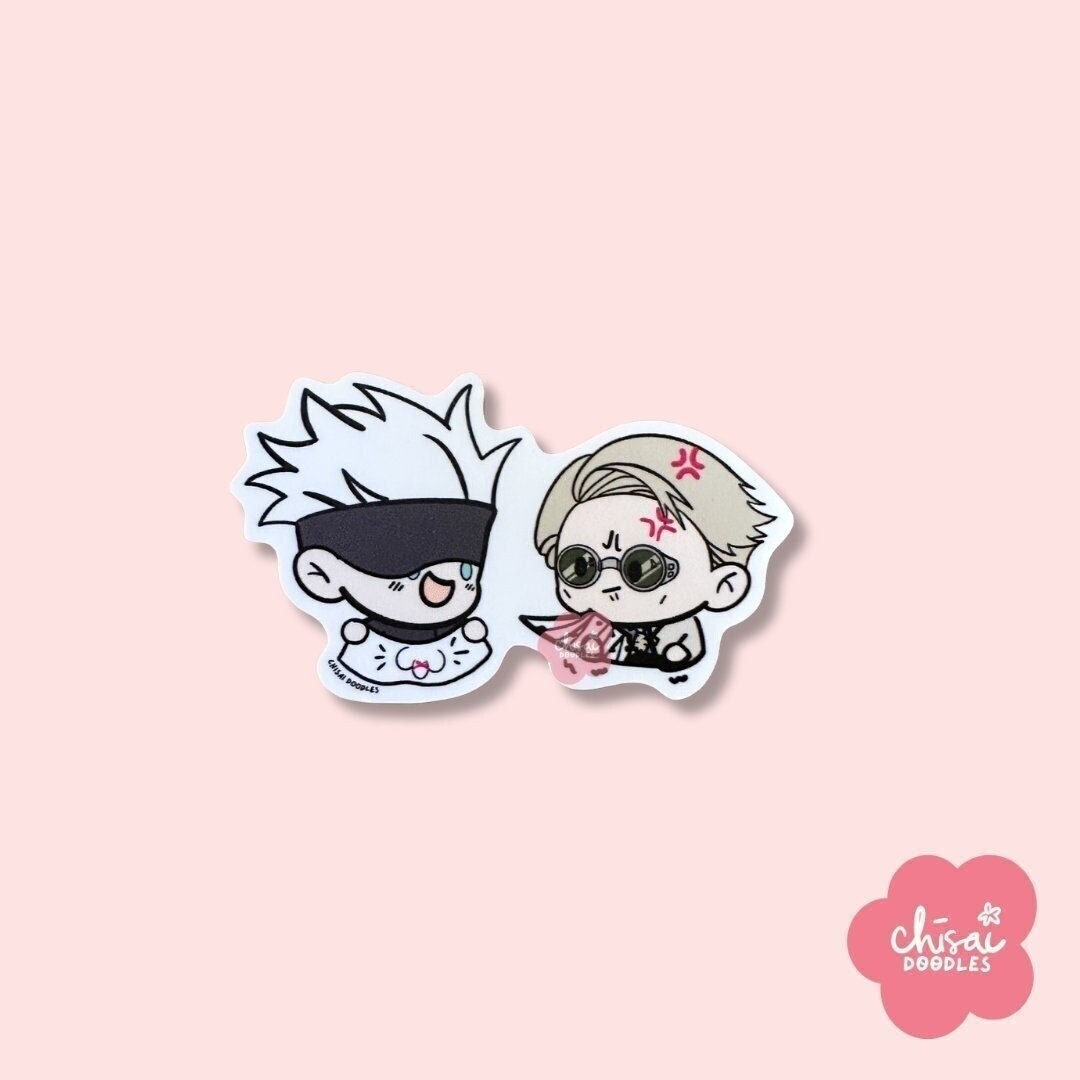 JJK Kawaii Chibi Anime Waterproof Vinyl Sticker - Etsy