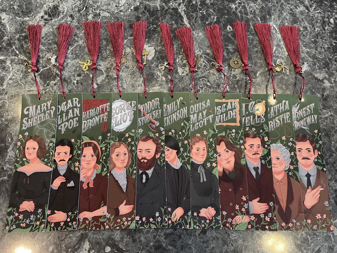 Classic Lit Bookmarks - Etsy
